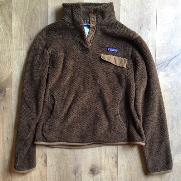 Patagonia | Sweaters | Patagonia Womens Retool Snapt Pullover Brown ...